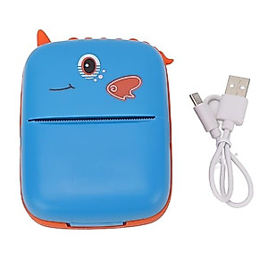 ANGGREK Inkless Thermal Printer, Powerful BT 4.0 Mini Printer 200 DPI Resolution for Instant Printing