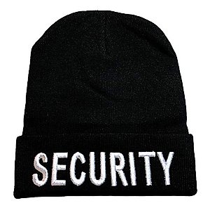 Black Duck Brand 9" Embroidered Security Cuffed Beanie/Skull Cap (1) Black