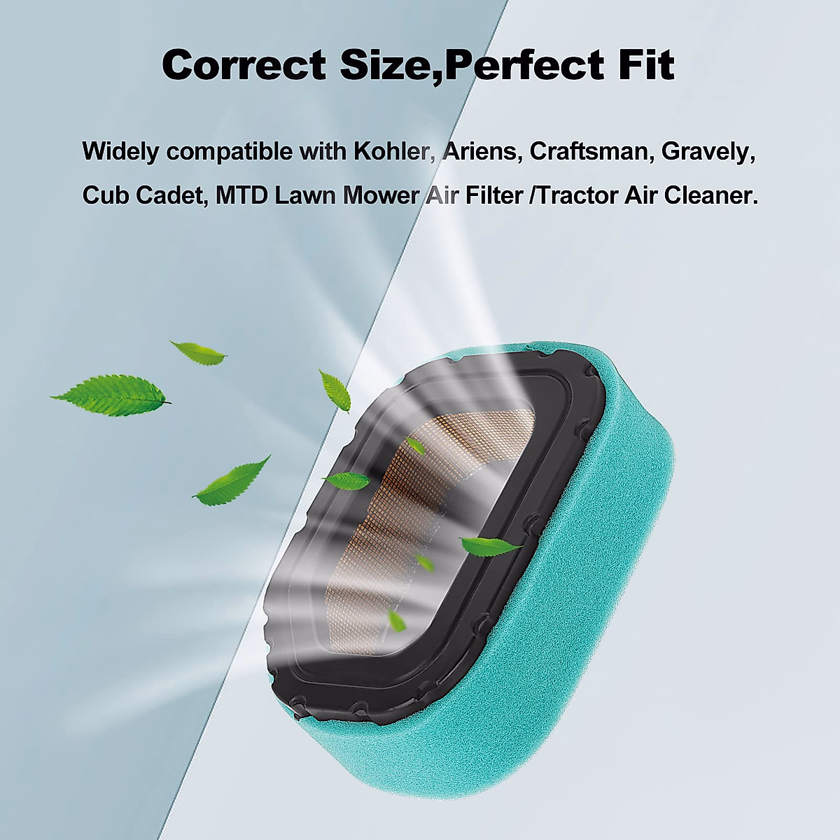 Aouton 32-083-03-S 32-083-05-S Air Filter for 32-883-03-S1 Kohler SV710 SV715 SV720 SV730 SV735 SV740 MIU11843 MIU11943 Craftsman 33180 Toro LX500 GT2100 Lawn Mower Air Filter