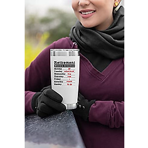 NewEleven Retirement Gifts For Women 2024 - Happy Retirement Party Decorations - Coworker Leaving Gifts, Farewell Gifts, Goodbye Gifts For Coworkers, Friends - 20 Oz Tumbler