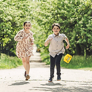 Minahao Cards Case Compatible With PM Trading Cards/Yugioh/ MTG Cards and all Card Games, Card Game Case Holds Up to 500 Cards. (Yellow)