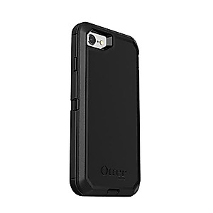 OtterBox DEFENDER SERIES Case for iPhone SE (3rd and 2nd gen) and iPhone 8/7 - Retail Packaging - BLACK