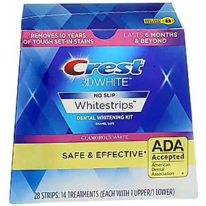 Crest 3D Whitestrips Glamorous White 28 Count (Pack of 2)