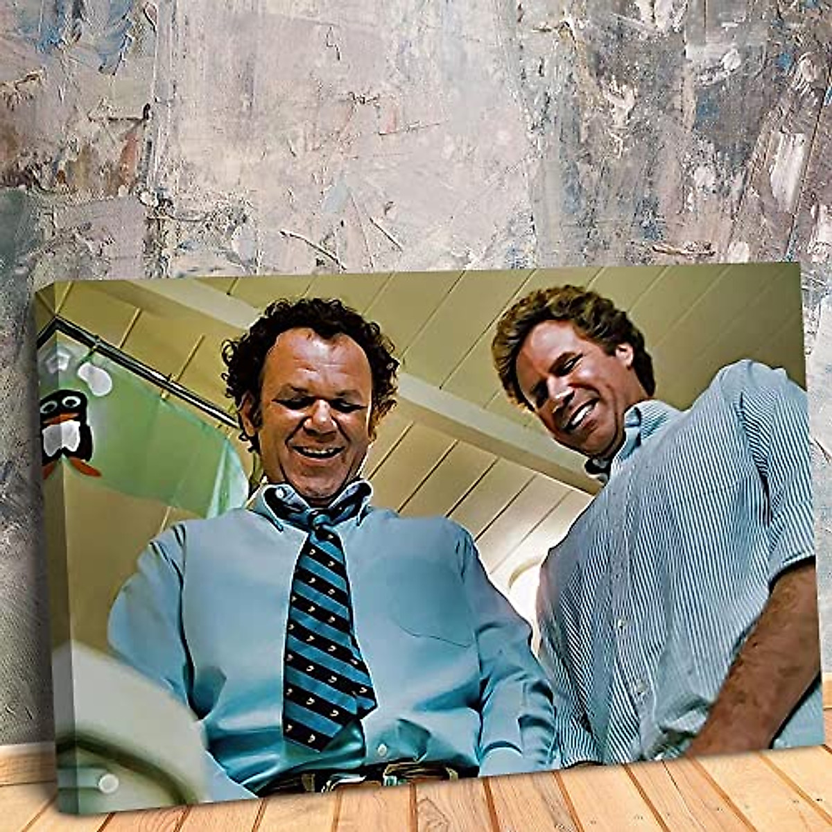 Step Brothers Poster Funny Bathroom Decor Wall Art Movie Posters For Room Aesthetic,Canvas Print Bathroom Pictures For Wall Decor Home Toilet Decoration 30x45cm-Unframed