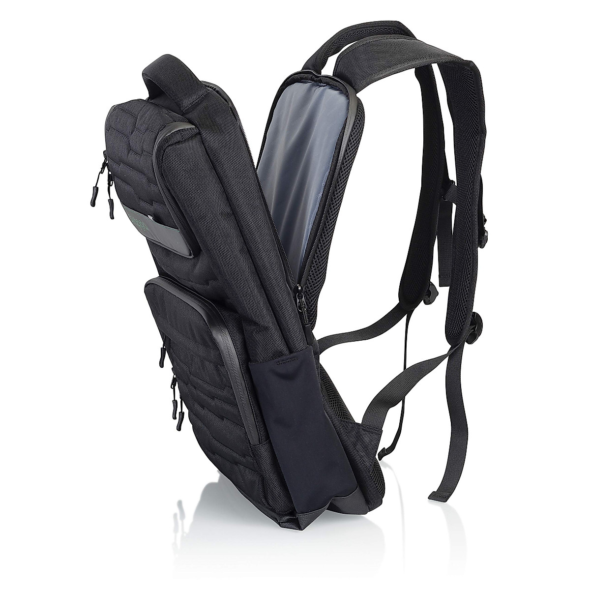 Slappa Gamma Series Gaming Laptop Backpack with Water resistant Zippers; Fits up to 15" Laptops (SL-GAMMA-LAPTOP-BP)