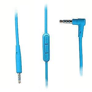 Xivip Replacement QuietComfort25 Cable Headphone Cord Compatible with Bose QC25 QC35 Headphones with in-line Mic &Volume Control (Blue)