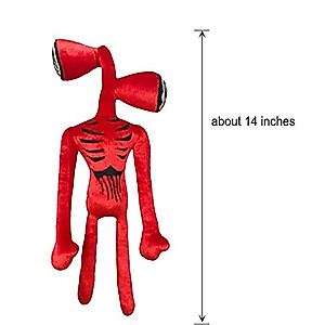 POPRORE Siren Head Plush Toys Cartoon Dog Cartoon Cat Plush Toys for Boys and Girls Home Party Gift Birthday Gift (Red)