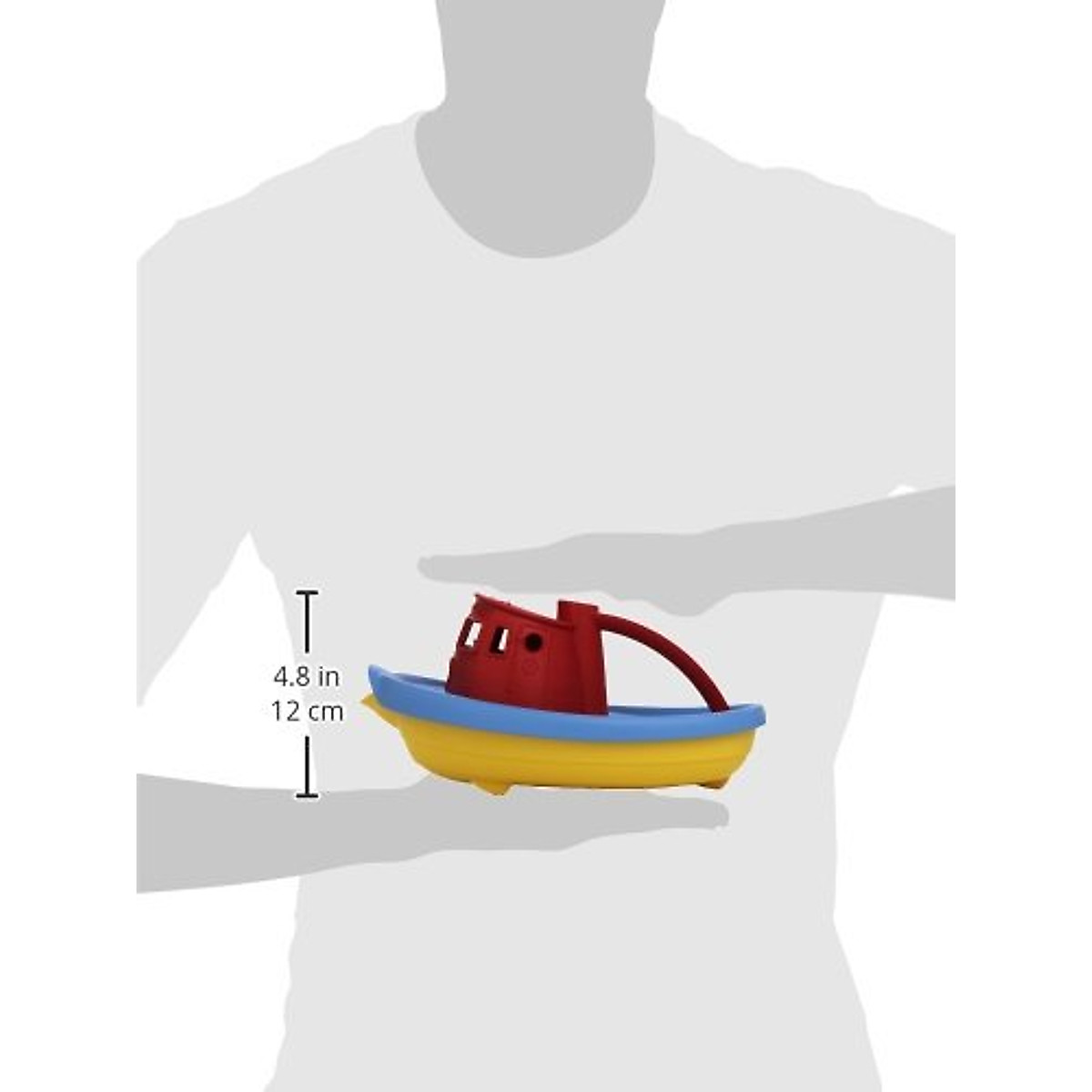 Green Toys My First Tug Boat, Red