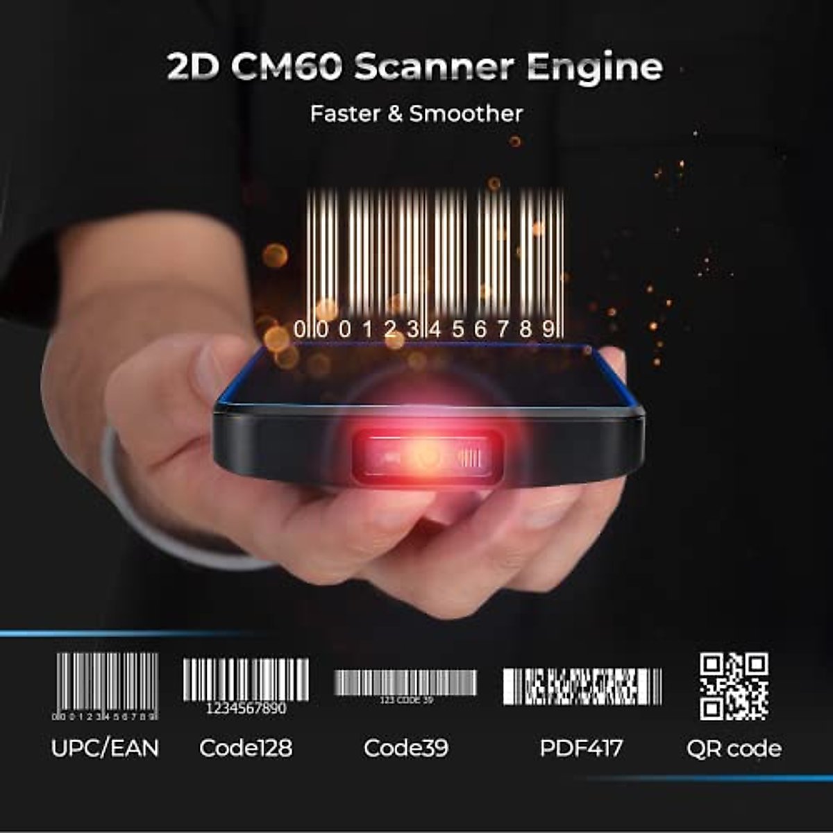 2023 MUNBYN Android Barcode Scanner PDA Inventory Scanner, Android 10, QR 2D 1D Barcode Scanner Reader, 3+32G, Portable Handheld Mobile Computer, IP67 Dual-Band Wi-Fi 4G BT Data Collector for Retail