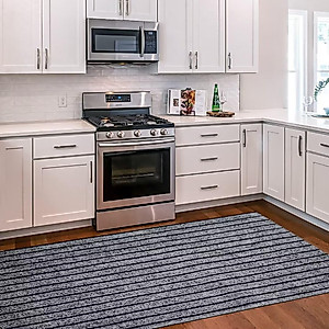 Aminana Custom Sizes 2ft ~ 82ft Runner Rug 2ft x 6ft Indoor Outdoor Utility Carpet Runner,Area Rugs with Non-Slip Rubber Backing for Hallway Kitchen Entryway Balcony Garage Stair Laundry