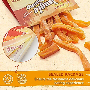Jungle Calling Natural Sweet Potato Dog Treats, Low Fat, Skinless Sweet Potato Chews for Dogs Training Snacks