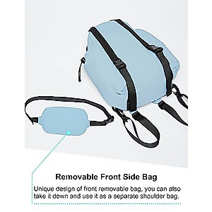 THE GYM PEOPLE Lightweight Mini Backpacks Womens Waterproof Travel Daypack Small Cute Crossbody Sling Bags