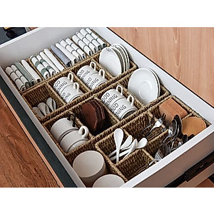StorageWorks Seagrass Storage Baskets