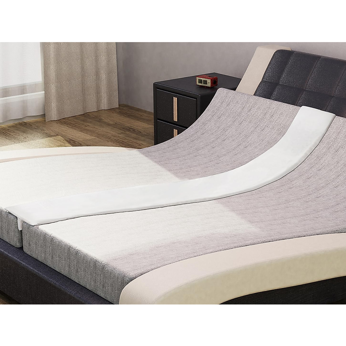 ENITYA Split King Gap Filler for Adjustable Bed,Bed Bridge-Twin to King Converter to King Making,Adjustable Mattress Bed Connector,for Stayover,Family Room and Vacation Rentals(75" L x 10" W)