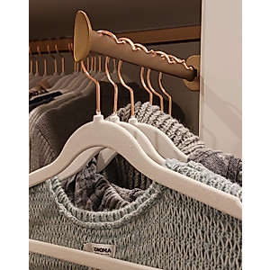 TAG Hardware Premium 11 3/4 Inch Long Pullout Closet Wardrobe Valet Rod (Matte Gold)