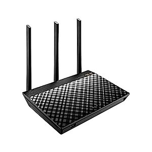 ASUS Asus dualband ac1750 b1 WiFi 4port gigabit Router rt-ac66ucertified , 3.4 Ounce (Renewed)