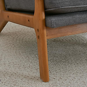 Waiting Room Chair Guest Chair Conference Room Chair Office Guest Chair Reception Accent Single Sofa Chair Seat Office Executive Side Chair Dark Grey