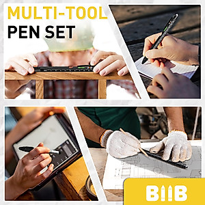 BIIB Gifts for Men, Stocking Stuffers for Adults 9 in 1 Multitool Pen Gifts for Dad, Christmas Gifts for Men Who Have Everything, Dad Gifts for Him, Mens Gifts for Grandpa, Husband, Gadgets for Men