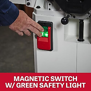 JET 15-Inch Planer, 3 High-Speed Steel Knives, 3 HP, 230V 1Ph (Model JWP-15B)