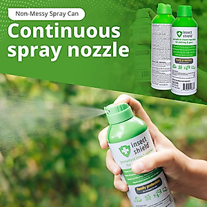 Insect Shield Premium Permethrin Spray - Tick, Flea, Fly, Mosquito, Chigger, Spider & Bed Bug Repellent for Clothing, Gear, Furniture, & Tents, Last up to 60 Days, Clear, 6 Oz Aerosol