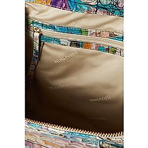 BRAHMIN Melbourne Small Caroline Satchel Flourish One Size