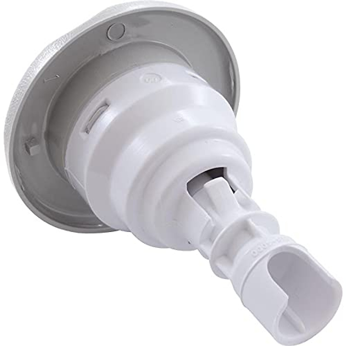 Waterway Plastics Jet Intl, WW Poly Storm,3-3/8"fd,Dir,Text Scal,Sterling Silver