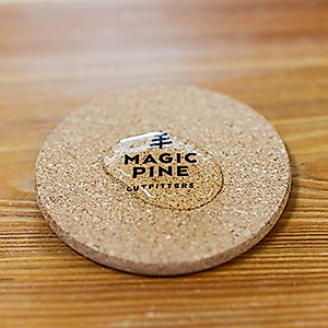 Unique Gift for Golfers - Golf-Themed Cork Coasters (Set of 4) - It's a Great Dad Golf Gift, Gift for Men, or a Golfer Gag Gift, Sustainable and American-Owned