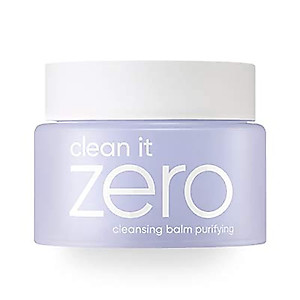 BANILA CO Clean It Zero Purifying Cleansing Balm Makeup Remover & Face Cleanser, Sensitive Skin, Balm to Oil, Double Cleanse, Acne, Breakouts, Redness