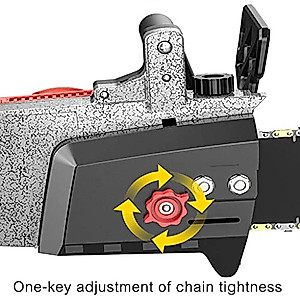 LLSS Mini Chain Saws for Trees Battery Powered 16-inch Cordless Handheld Chain Saw, 12800mAh Battery, 2200 Brushless Motor, Garden Trees and Urban Greening