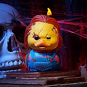 TUBBZ Boxed Edition Scarred Chucky Collectible Vinyl Rubber Duck Figure - Official Chucky Merchandise - TV, Movies & Video Games
