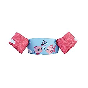 Stearns Original Puddle Jumper Kids Life Jacket | Life Vest for Children, Coral Fish, 30-50 Pounds