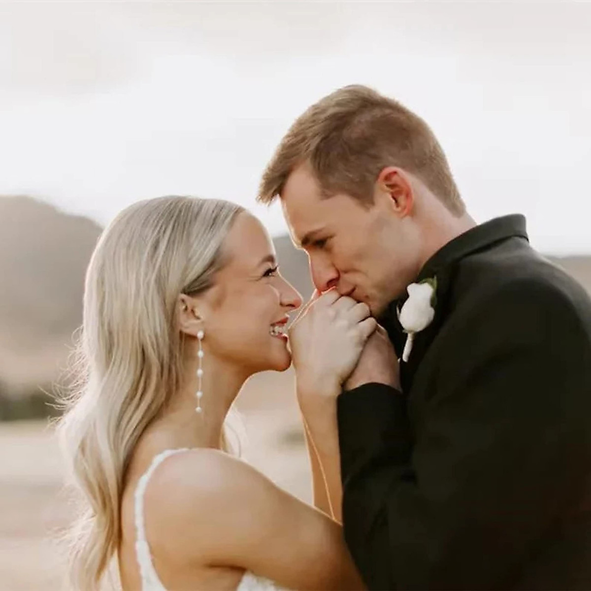 925 Sterling Silver Clip On Earrings Pearl Ball Drop Long Chain Earrings for Women Wedding Bridal Earrings for Brides