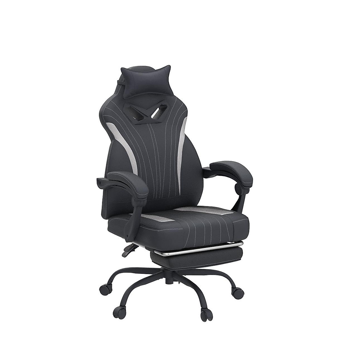 Computer Gaming Chair with Footrest,Big and Tall Gaming Chair for Heavy People,Comfortable Gaming Chair with Lumbar Support and Headrest for Adults 450lbs
