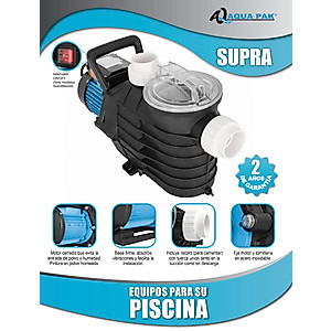 Pump for AquaPak SUPRA Series, SUPRA 25/1230 (2.5 HP) 230 V
