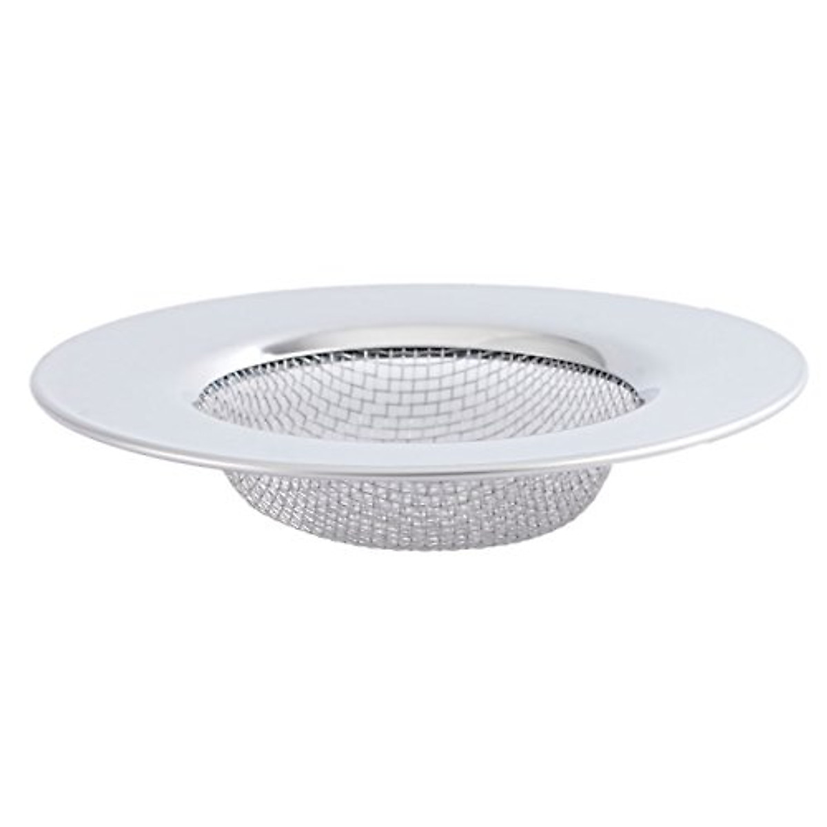 Mtsooning 2Pcs Kitchen Sink Strainer Drainer, 3 Inch Stainless Steel Mesh Sink Drain Cover Stopper for Kitchen Basin Bath Basket Filter Replacement