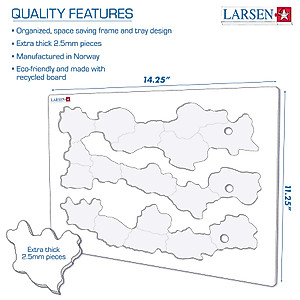 Larsen Puzzles Leopard 48 Piece Children's Jigsaw Puzzle