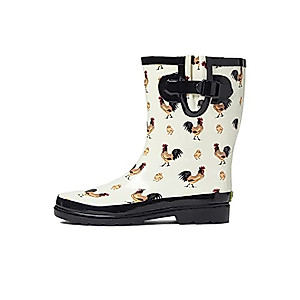 Western Chief Waterproof Mid Rain Boot Chicken Roost 9 M
