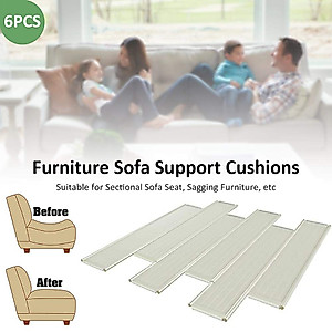 Activane Furniture Sofa Support Cushions Sofa Protector Boards Deluxe Couch Strengthener Sofa Flat Pad Seat Sagging Furniture Support 6pcs