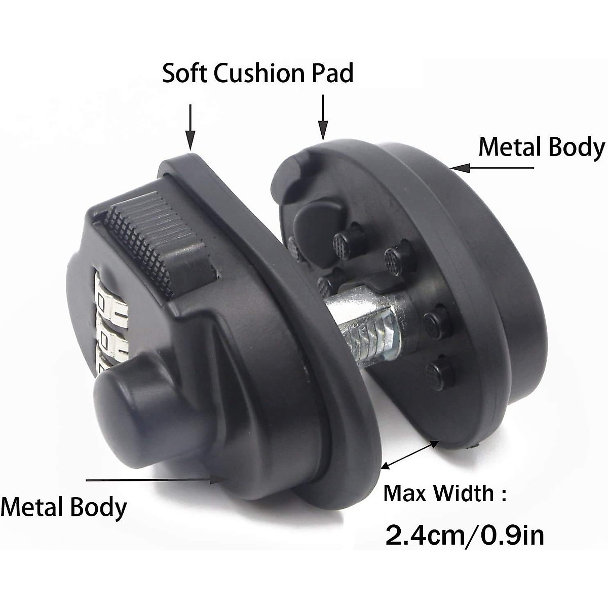 RioRand Trigger Lock 3 Digit Combination Gun Lock Gun Trigger Lock Accessories (5PCS)
