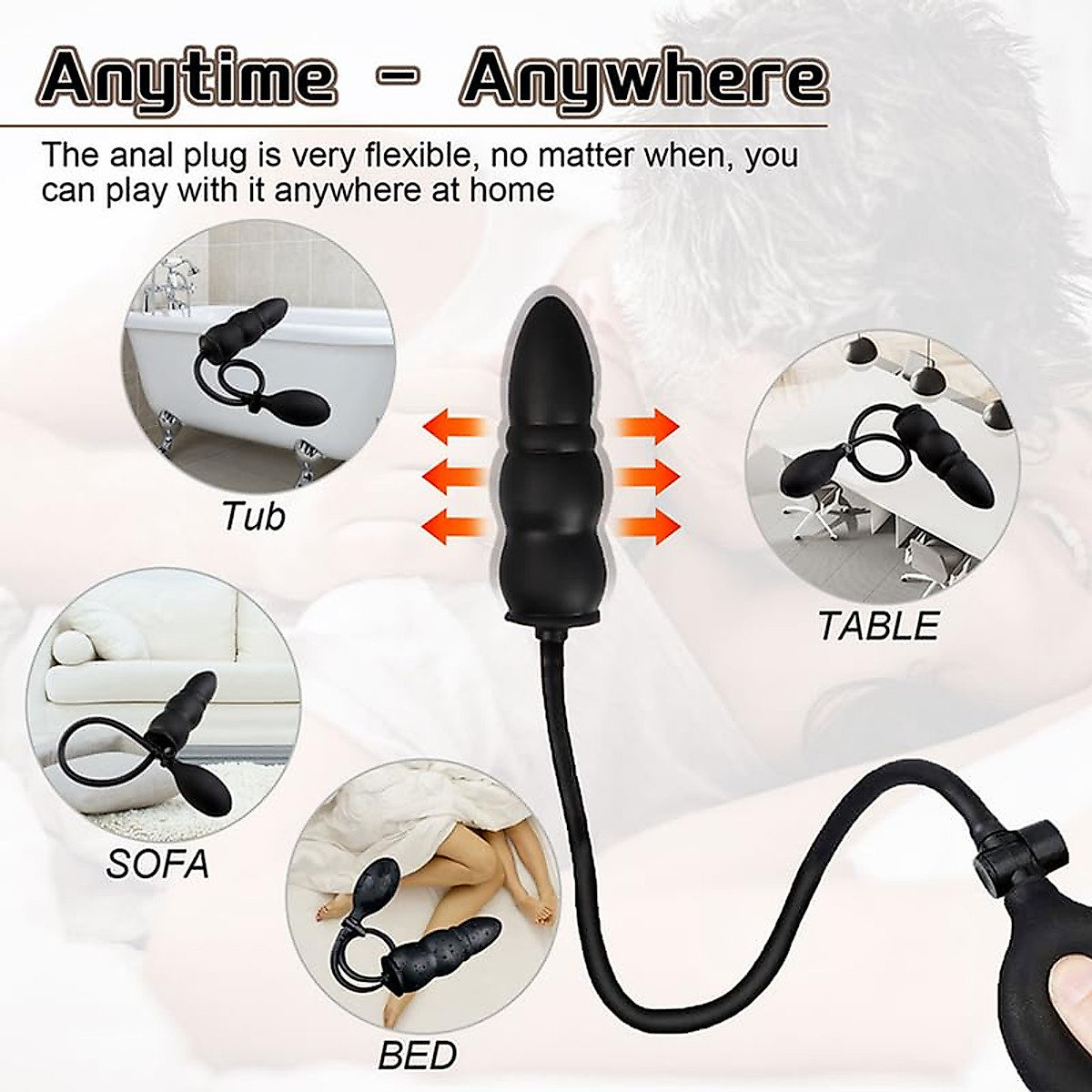 Unisex Silicone Suction Cup Realistic Classic Plug Double Headed Can Manually Increase The Pressure - XjmFj26-24