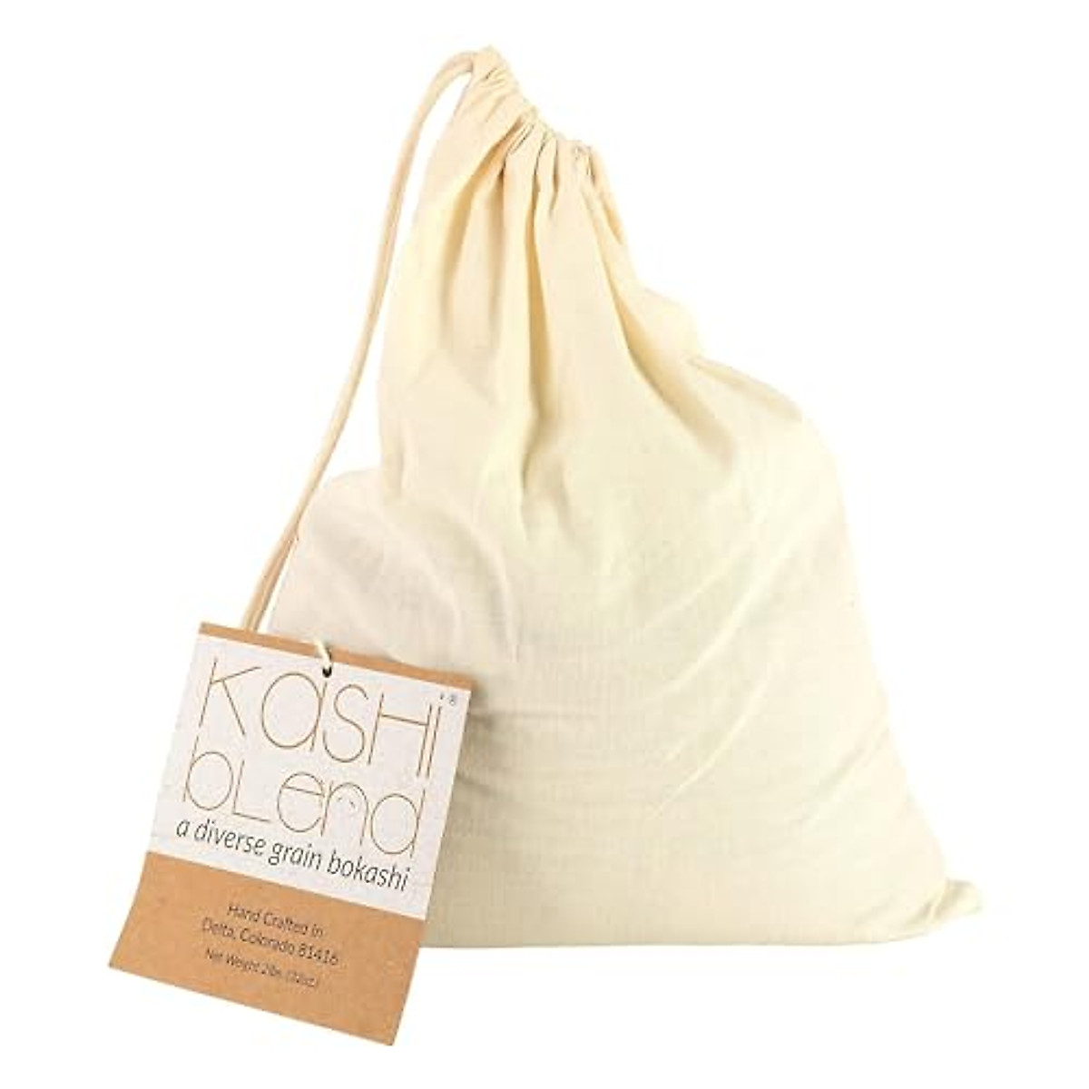 Kashi Blend A Diverse Grain Bokashi - Dry Powder to Compost Food & Pet Waste Indoors Outdoors for Better Planting Soil - Help Renew The Soil and Maintain Higher Levels of Soil Biodiversity - 2lbs