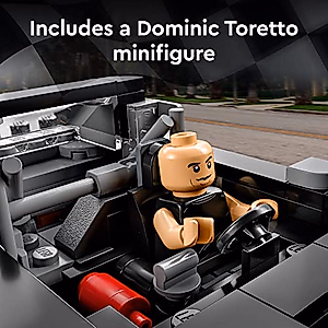LEGO Speed Champions Fast & Furious 1970 Dodge Charger R/T 76912, Toy Muscle Car Model Kit for Kids, Collectible Set with Dominic Toretto Minifigure