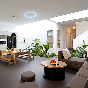 Herdio 6.5” Flush Mount in-Ceiling Speakers Passive Speaker System 150 Watts Perfect for Humid Indoor Outdoor, Kitchen,Bedroom,Bathroom,Covered Porches(Single)