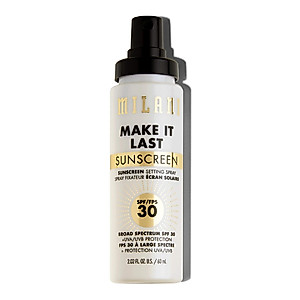 Milani Setting Sprays: Make It Last, Make It Dewy, Make it Last Charcoal Matte, Make It Last Sunscreen Setting Spray with SPF30, Long Lasting Makeup Finishing Spray