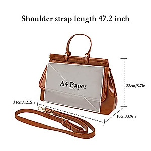 JBB Satchel Handbags For Women Leather Tote Purses Large Messenger Bags Fashion Crossbody Shoulder Bag
