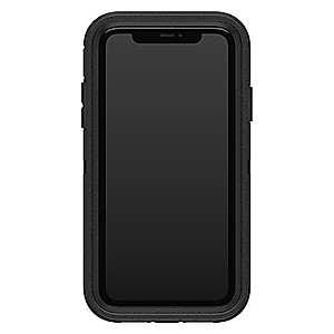 OtterBox iPhone 11 (Non-retail/Ships in Polybag) Defender Series Case - Non-retail/Ships in Polybag - BLACK, rugged & durable, with port protection, includes holster clip kickstand