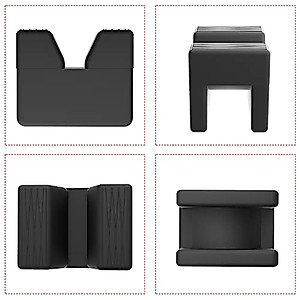 Seven Sparta Car Jack Pad Adapter for Jack Stand Universal Rubber Slotted Frame Rail Pinch Welds Protector - 3.0 tons (4 pcs)