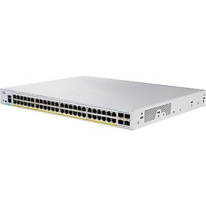 Cisco Business CBS350-48FP-4G Managed Switch, 48 Port GE, Full PoE, 4x1G SFP, Limited Lifetime Protection (CBS350-48FP-4G)
