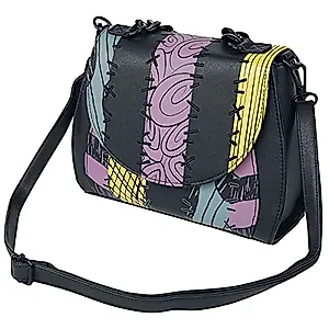 Loungefly x Nightmare Before Christmas Sally Cosplay Crossbody Bag (One Size, Multicolored)