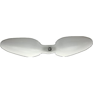 Coat and Wardrobe Hanger 'Shoulder Saver' by BAKER HANGER - USA Made - 4 Inch Hook (White)